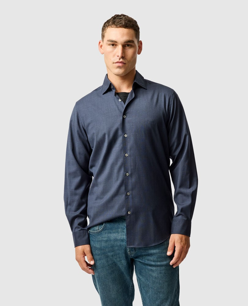 ESK VALLEY WOOL SHIRT - ECLIPSE – TJ Bailey's