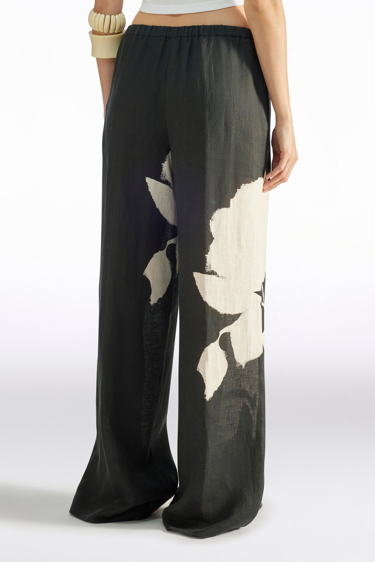 JACOB FLAX TROUSER - BIRCH MACRO ROSE – TJ Bailey's